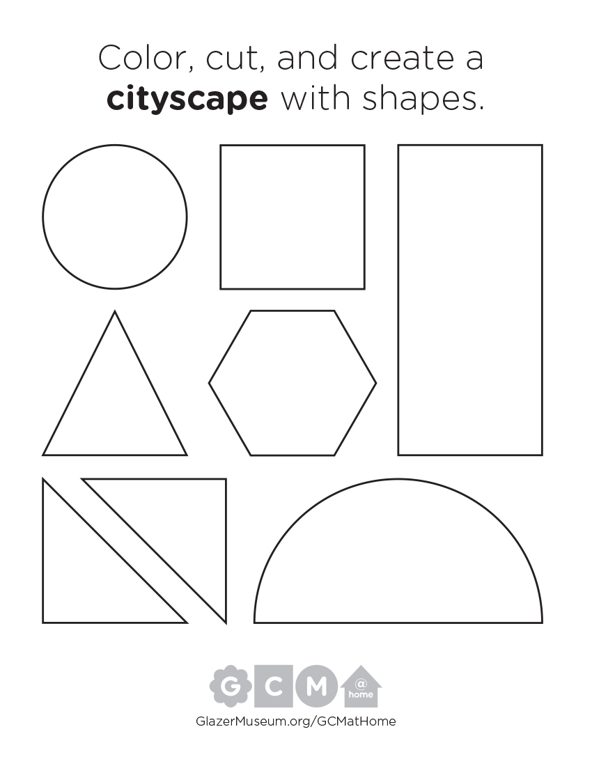 Shapes Around Us & Activity Sheet | Glazer Children's Museum